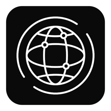 El Icono Del Vector De Cobertura Mundial Se Puede Utilizar Para El