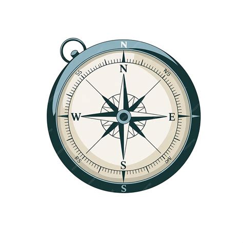 A Compass A Navigational Tool Used To Determine Direction Premium Ai