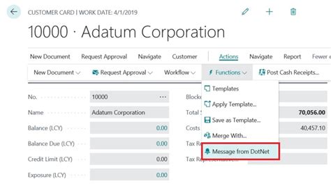 dynamics 365 business central using dotnet assemblies on a docker