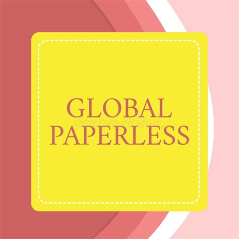Word Writing Text Global Paperless Business Concept For Going For Technology Methods Like Email