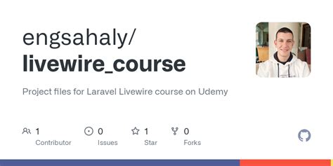 Github Engsahalylivewirecourse Project Files For Laravel Livewire