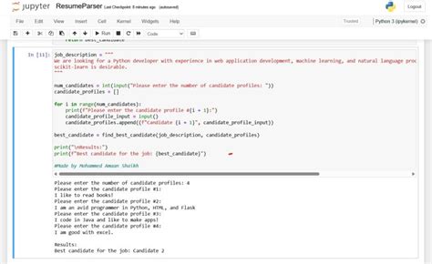 Amaan Shaikh On Linkedin Ai Python3 Jupyter App