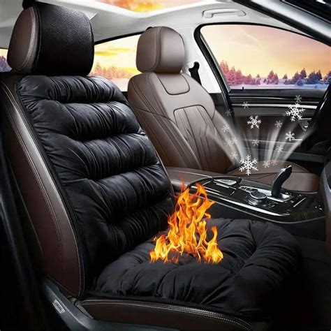 查看 Winter Car Seat Cushion 1 Count Soft Plush Car Seat Cover