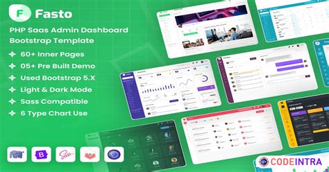 Php Saas Admin Dashboard Bootstrap Template Codeintra