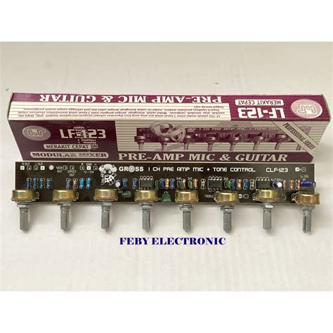 Lf 123 Pre Amp Mic And Guitar Primary Kit Shopee Philippines