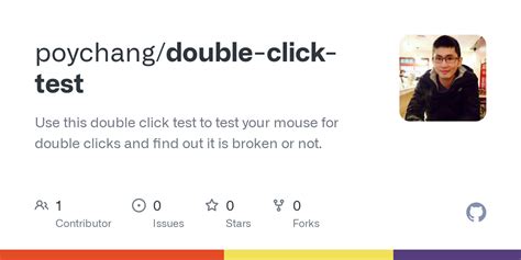 GitHub Poychang Double Click Test Use This Double Click Test To Test Your Mouse For Double