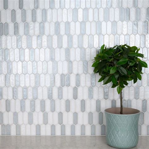 Msi Pixie Picket Glass Mosaic Tile 982x1152 Mayausatile