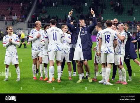 Norway Players Celebrate For The 2026 World Cup After Scoring 4 1 In