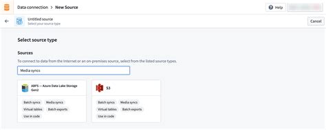 Data Connection • Syncs • Set Up A Media Set Sync • Palantir
