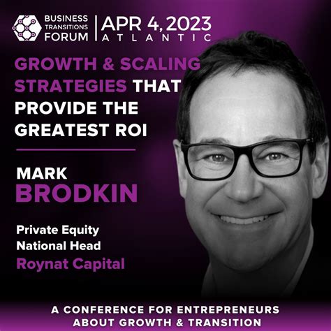 Mark Brodkin On Linkedin I Am Looking Forward To A Great Event On April 4th In Halifax