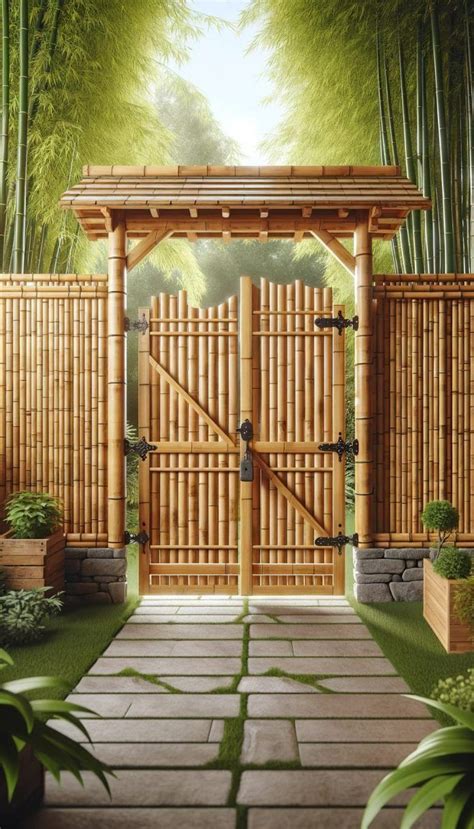 15 Stunning Bamboo Fence Ideas That Transform Your Yard 2025 竹の建築物