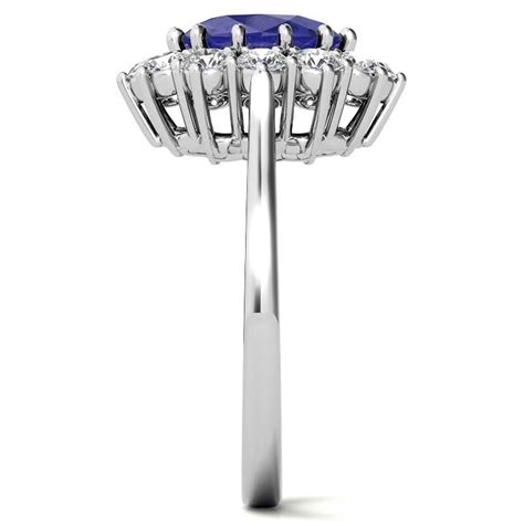 Princess Diana Inspired Blue Sapphire Ring Stunning Celebrity