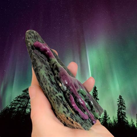 Geoclassics Ruby Zoisite Giraffe Section Carving