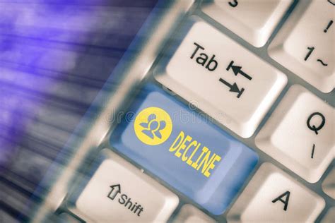 Writing Note Showing Decline Business Photo Showcasing Become Smaller Fewer Less Decrease