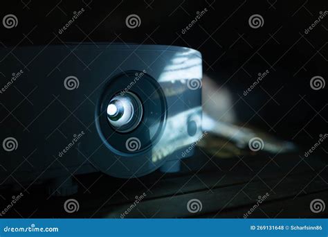 Home Theater Projector Stock Photo Image Of Broadcasting