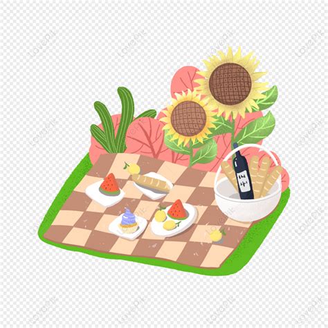여름 피크닉 피크닉 Png 일러스트 무료 다운로드 Lovepik