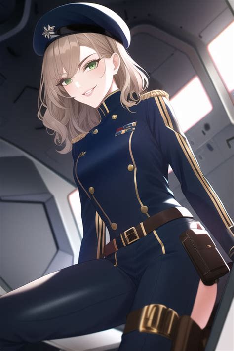 Light Brown Short Wavy Hair Green Eyes Tight Nav By Varm209 On Deviantart