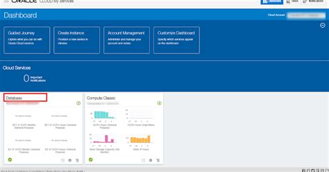 Cloud Cloud Create Database Cloud Service DBCS Using Oracle Cloud Infrastructure Classic