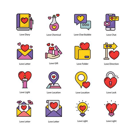 Love Vector Fill Outline Icon Design Illustration Sports And Awards