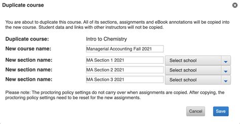 Connect Reusing Your Coursesection