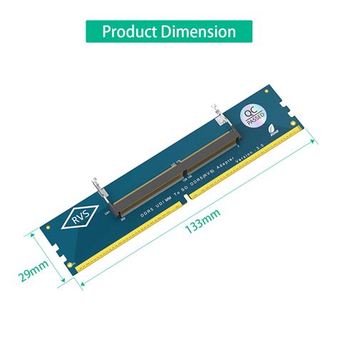 แล็ปท็อป so ddr5 ram ไปยังเดสก์ท็อป ddr5 อะแดปเตอร์ u dimm ddr5 หน่วย