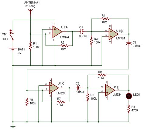 RF Signal Detector LM324 02