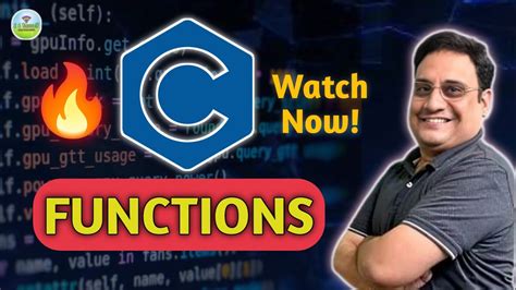Functions C Programming For Beginners 🔥 Youtube