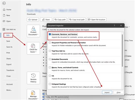 how to remove comments in word