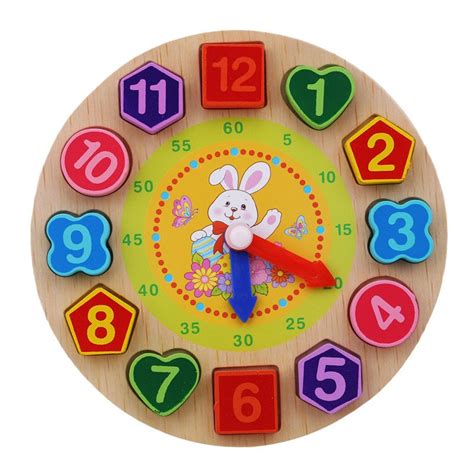 Cognitive Digital Clock Digital Wooden Watch Jigsa Grandado