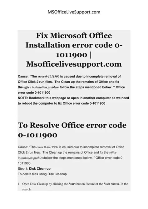 Ppt Quick Solutions To Microsoft Office Error Code 30033 44