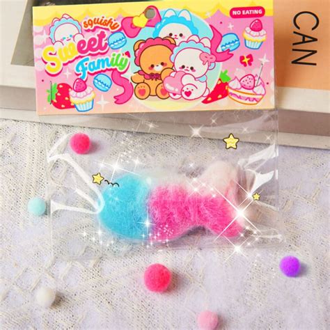 Cute Pink Bear Squishy Kawaii Peach