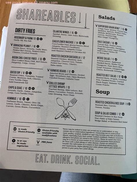 Online Menu Of Punch Bowl Social Minneapolis Restaurant Minneapolis