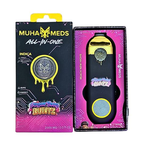 Muha Meds Dragon Berry Runtz 2g Indica Disposable Vape Free Smoke Nyc