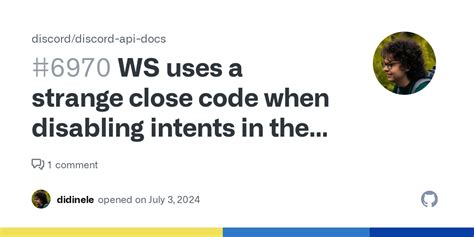 Ws Uses A Strange Close Code When Disabling Intents In The Dev Portal