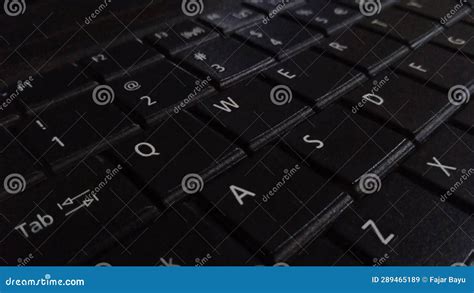 Layout Querty From The Laptop Keyboard That I Use For Coding Stock Image Image Of Computer