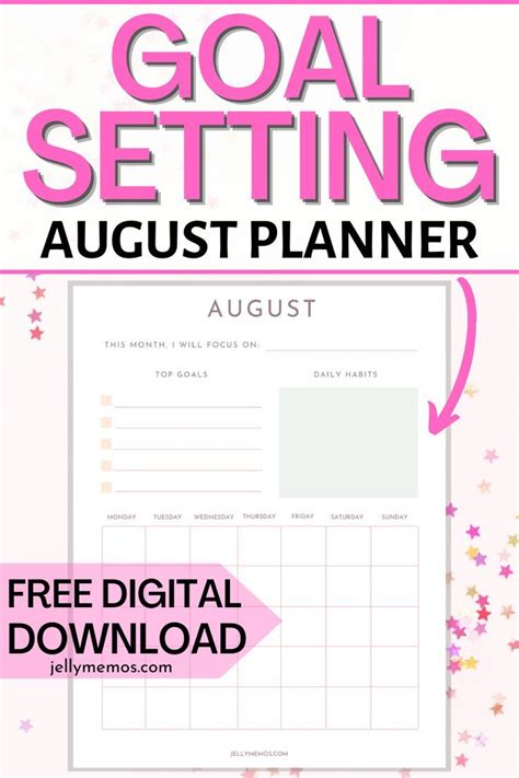 Goals And Habits Calendar At Beverly Calvo Blog