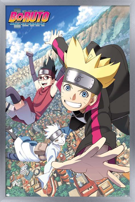 Boruto Flying Poster Boruto Merch
