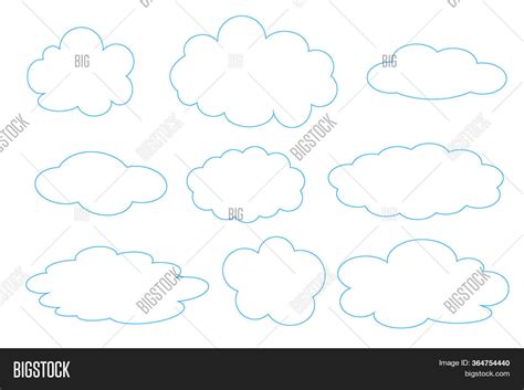 Set Different Clouds Image Photo Free Trial Bigstock