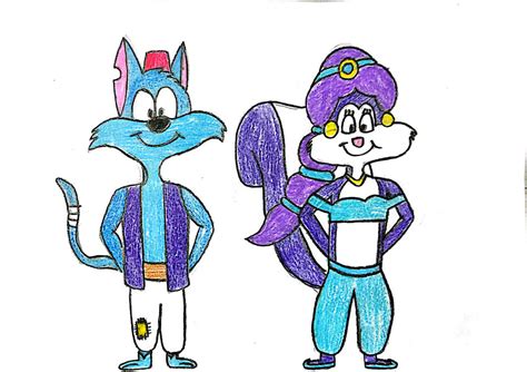 Furrball And Fifi La Fume In Halloween Costume By Jetchin On Deviantart