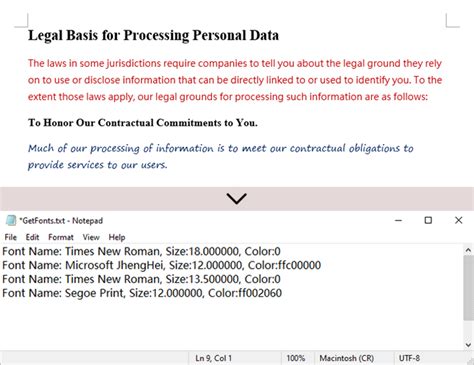 Python Retrieve And Replace Fonts In Word Documents