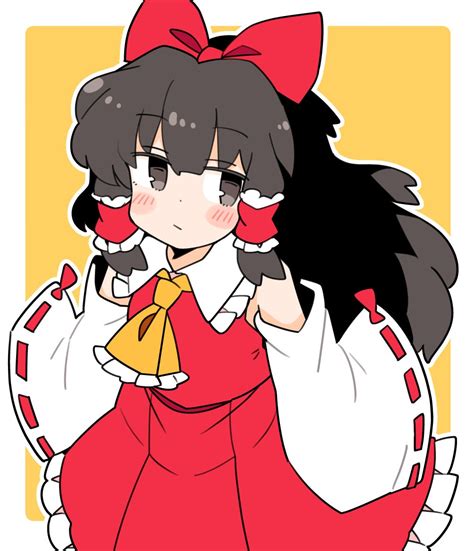 Safebooru 1girl Bare Shoulders Black Eyes Black Hair Blush Border Bow