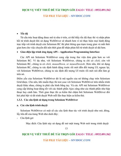KIỂM THỬ WEB BẰNG CÔNG CỤ SELENIUM doc