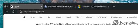 Microsoft Is Discontinuing Rounded Tabs In Edge Software News Nsane Forums