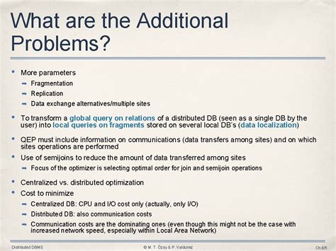 Overview Of Distributed Query Processing Data Management For