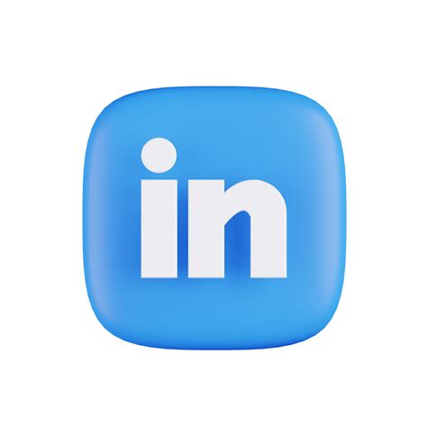 Linkedin 3d Illustration 13212104 Png