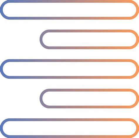 Horizontal Right Align Line Gradient Icon 36985337 Vector Art At Vecteezy