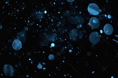 Bokeh Overlays V2 On Yellow Images Creative Store