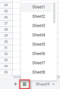 How To View List Of Worksheet Tabs In Excel Google Sheets Automate Excel