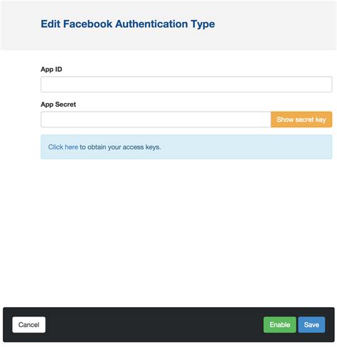Authentication Types