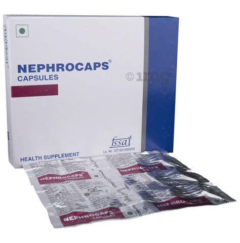 Nephrocaps Capsule Buy Strip Of 150 Capsules At Best Price In India 1mg